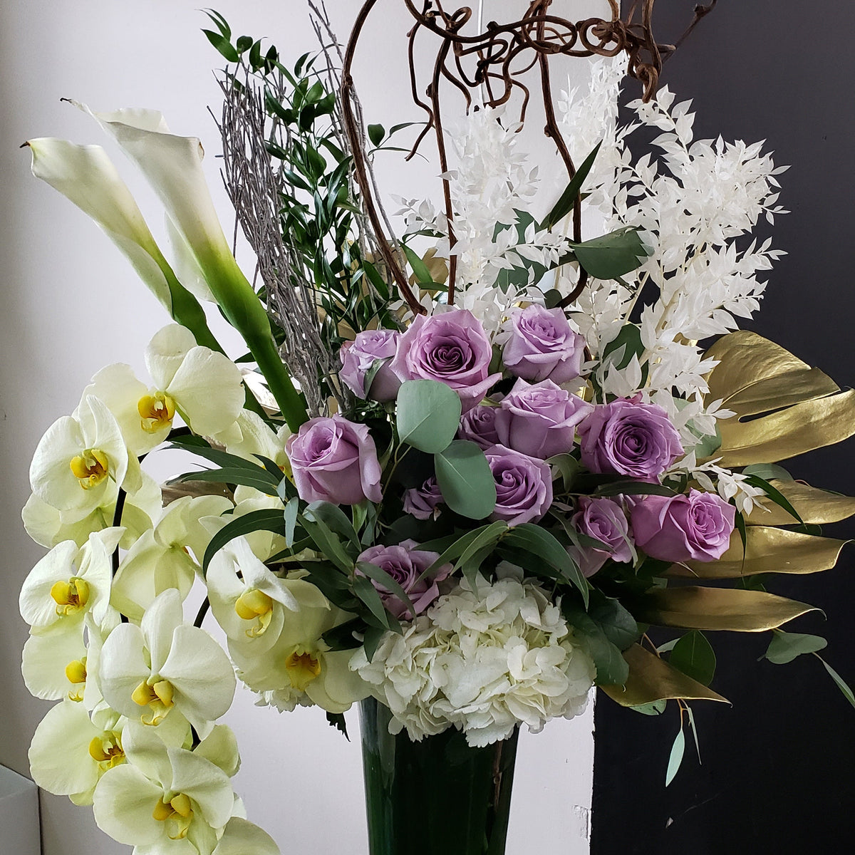Sympathy Vased Arrangement – Immanuel Florist